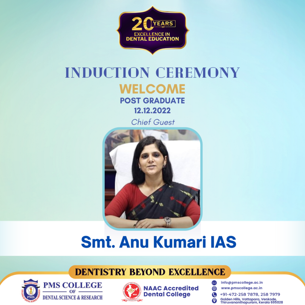 Induction Ceremony - Welcome Post Graduate - PMS Dental College