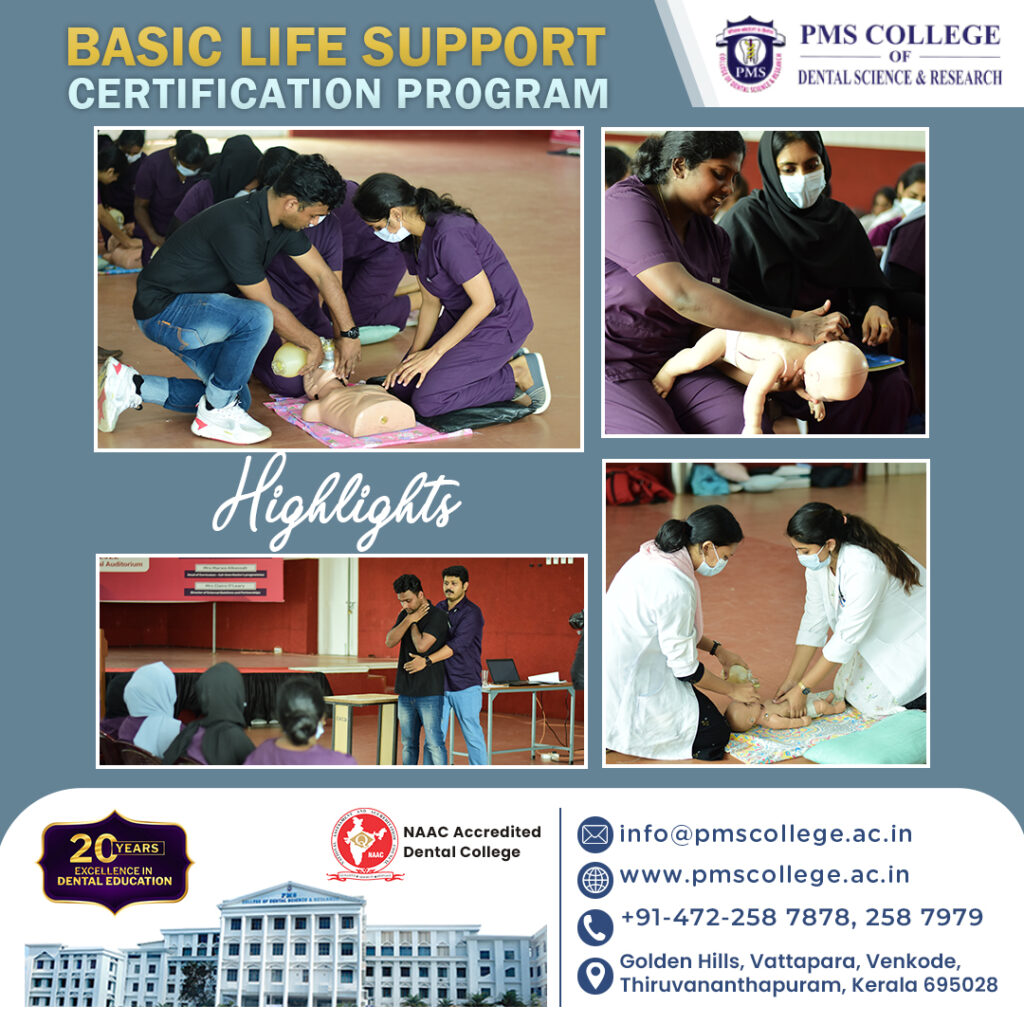 Basic Life Support - Certification program - PMS Dental College