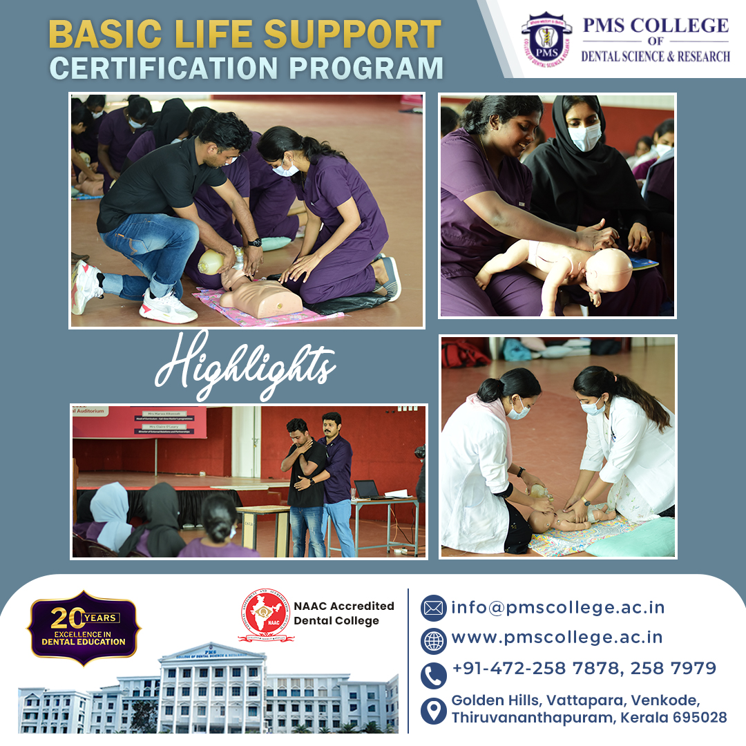 Basic Life Support - Certification program - PMS Dental College