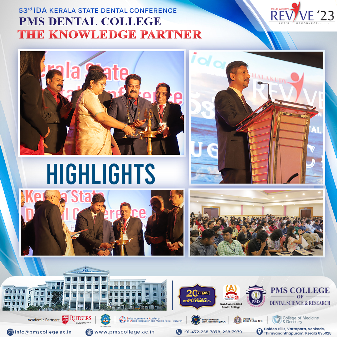 IDA Kerala State Dental Conference - PMS The Knowledge Partner - PMS ...