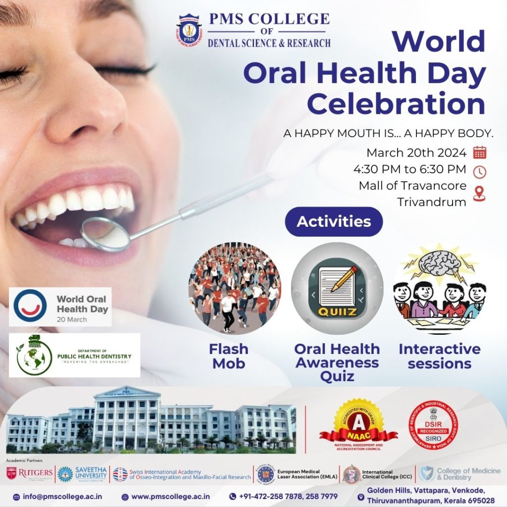 World Oral Health Day Celebration - PMS Dental College