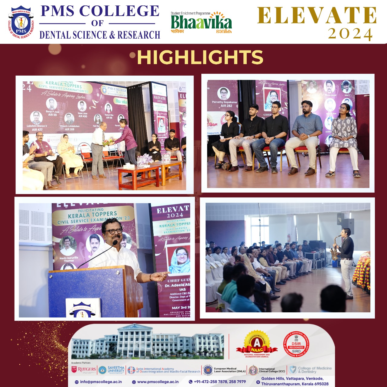 ELEVATE 2024 - PMS Dental College